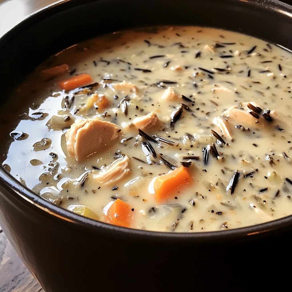 Turkey Wild Rice Soup - Quick cuisine